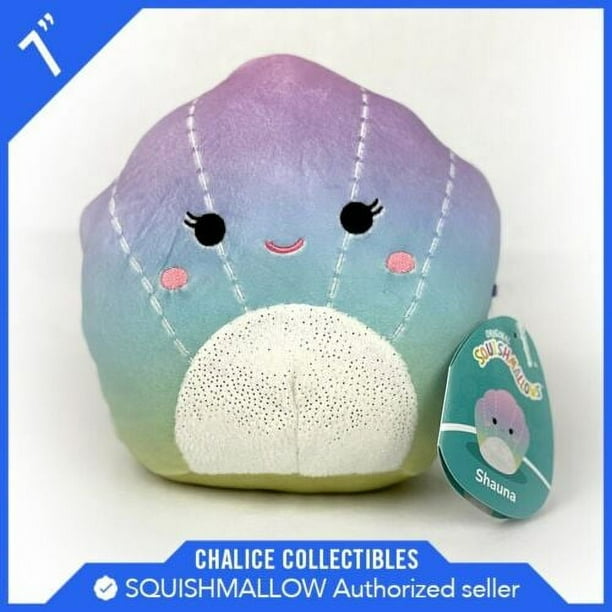 Squishmallows Kellytoy Plush Sealife Squad Shauna the Clam Seashell 7 ...