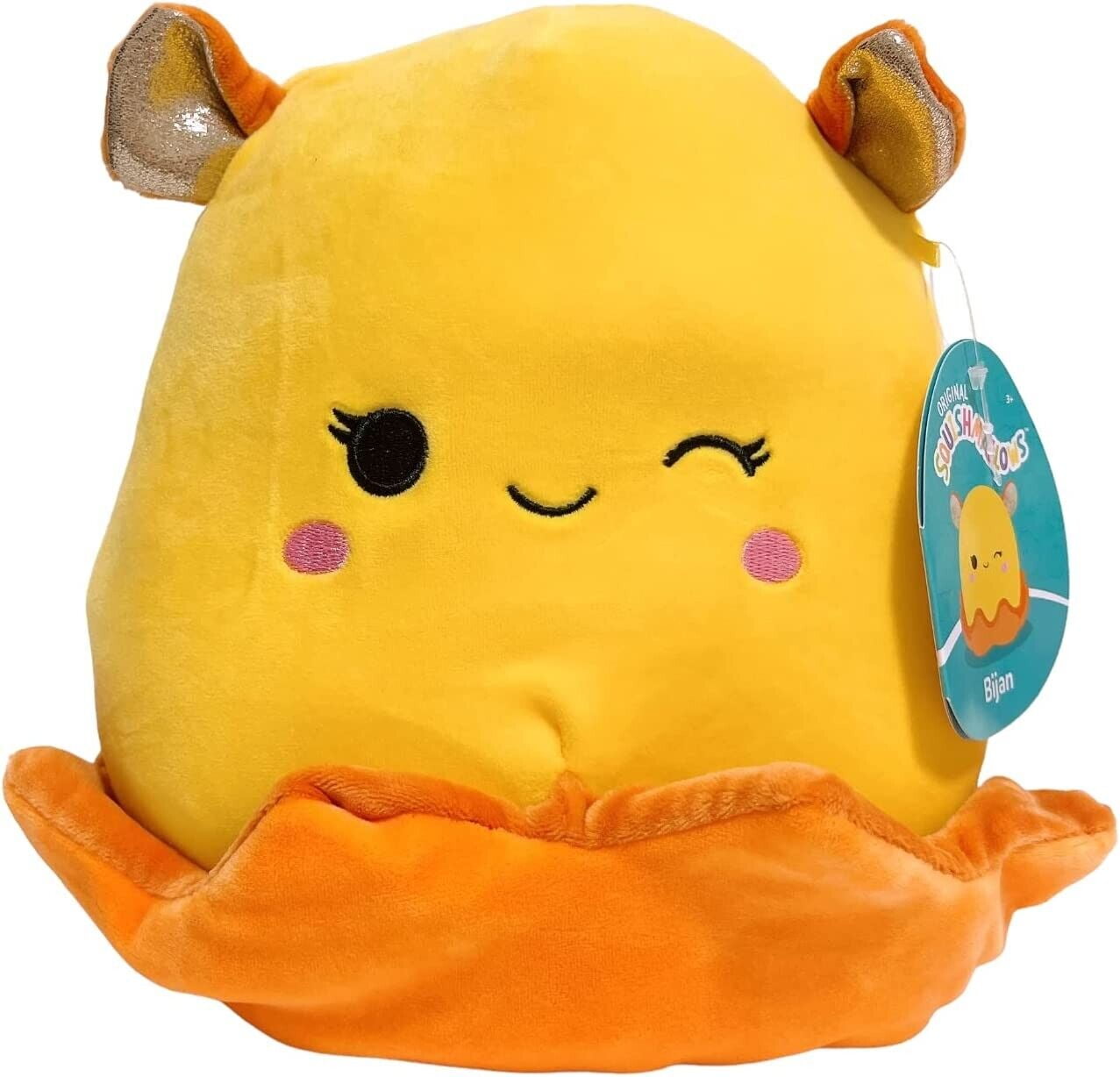 Squishmallows Kellytoy Sea Life Squad 8" Bijan the Winking Octopus ...