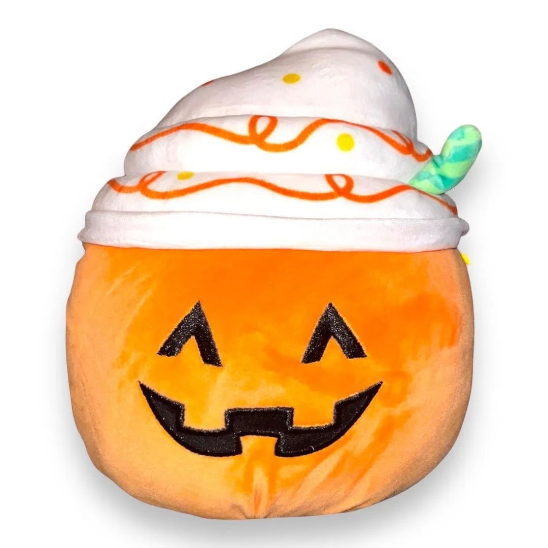 Squishmallows Lester the Pumpkin Latte 4.5" Halloween Collection 2023 ...