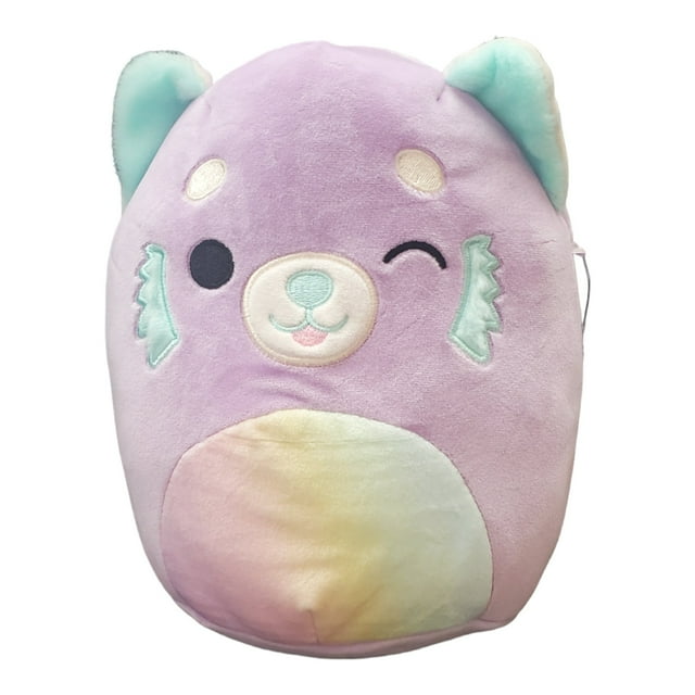 Squishmallows Lexis 8" Purple Winking, Rainbow Belly Raccoon - Walmart.com
