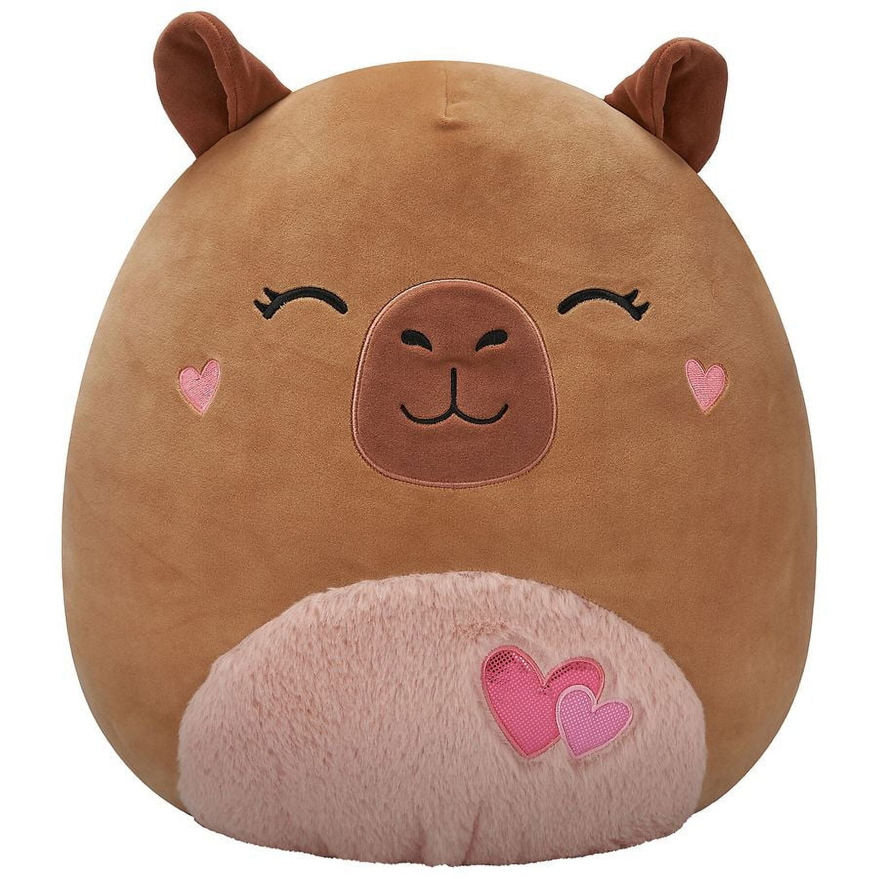 Squishmallows Lijjian Capybara Valentines 11 Inch - Walmart.com