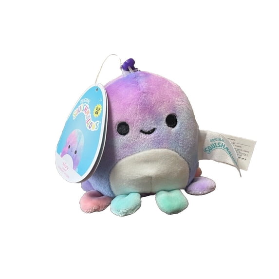 Squishmallows - MARY the Octopus Soft Blue Purple Tie Dye Plush 3.5 ...