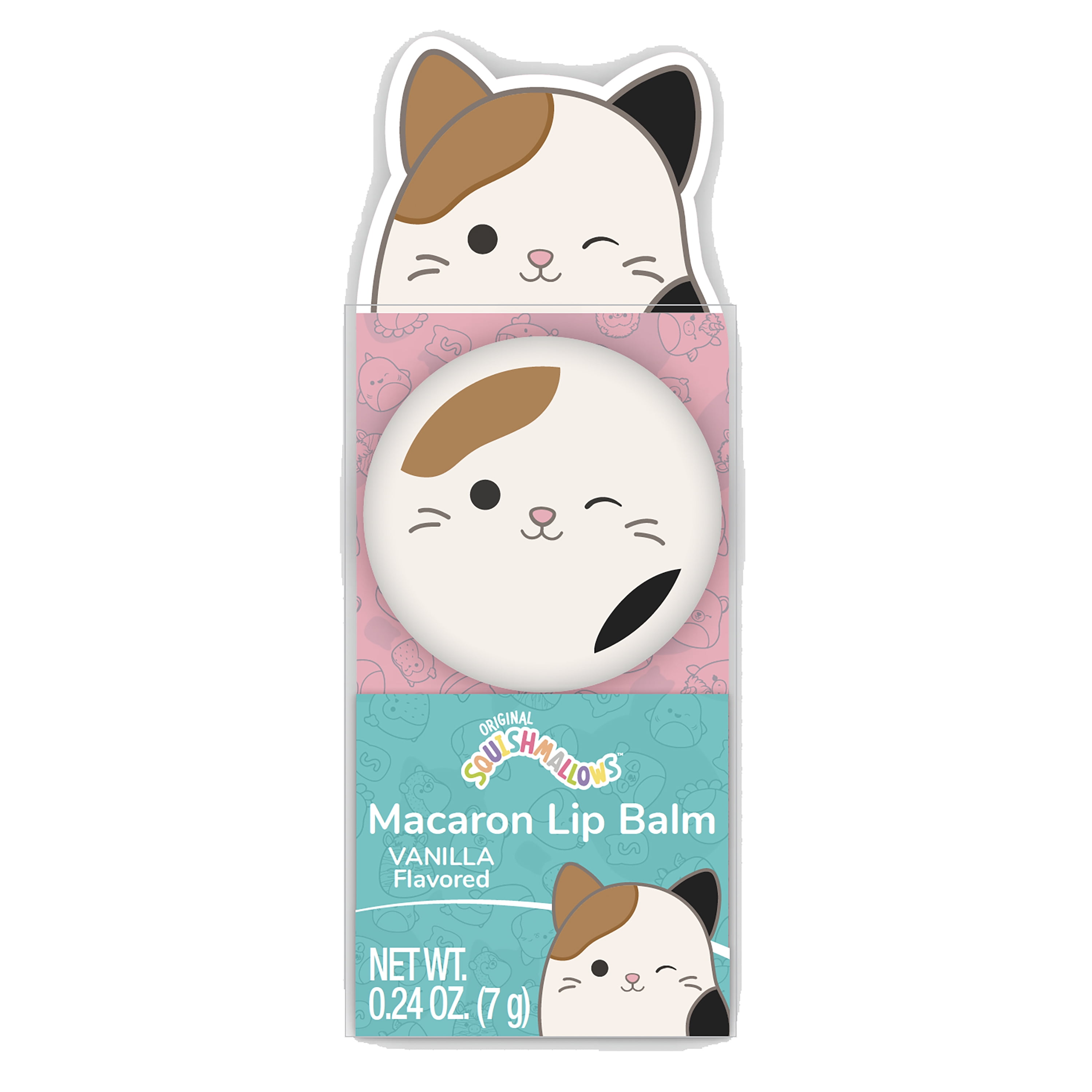 Squishmallows Macaroon Lip Balm, Vanilla Flavored, 0.24 oz - Walmart.com