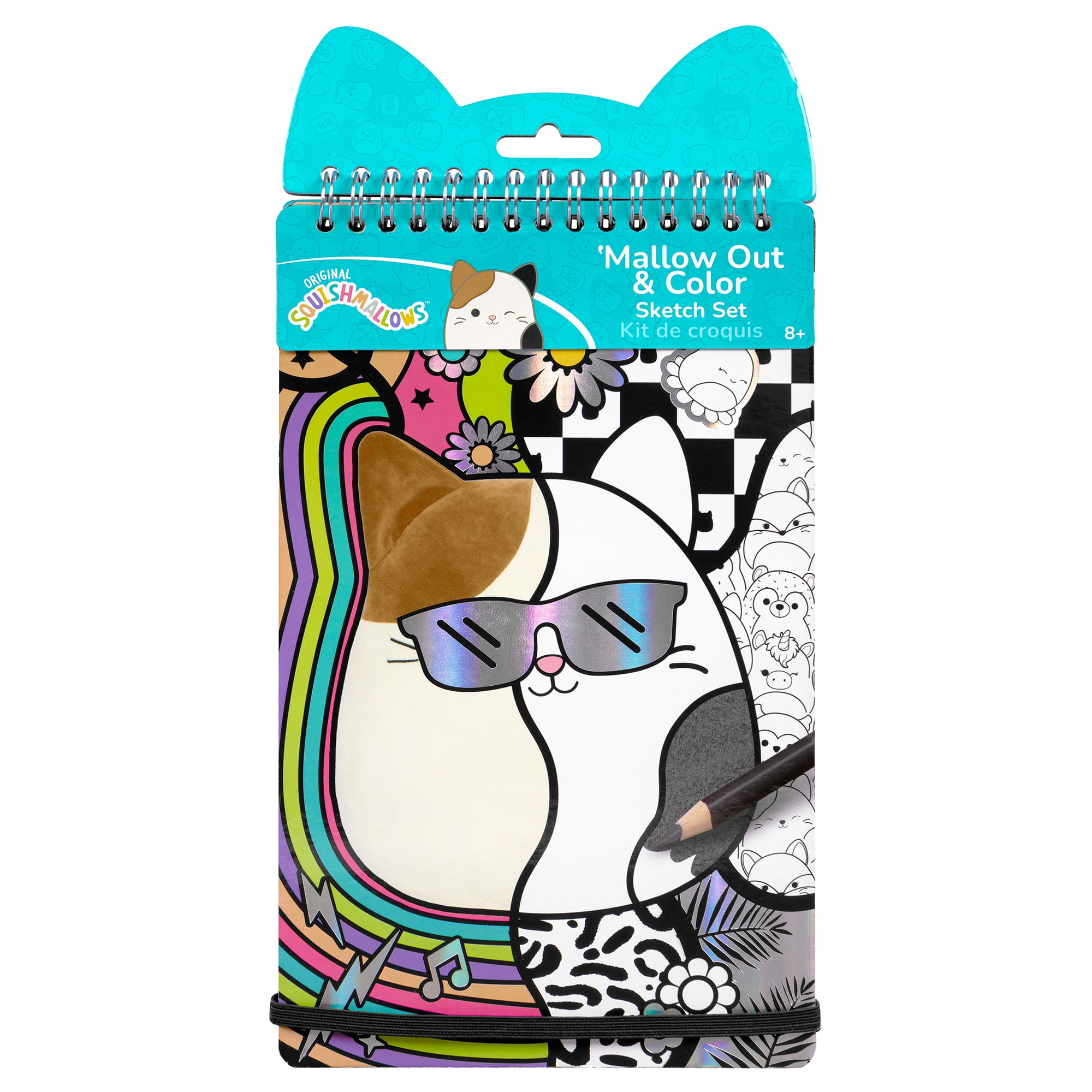 Squishmallows Mallow Out & Color Sketch Set - Walmart.com