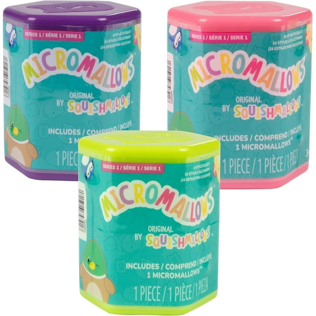 Squishmallows Micromallows Series 1 - 2" Mini Mystery Plush - 3 Pack ...