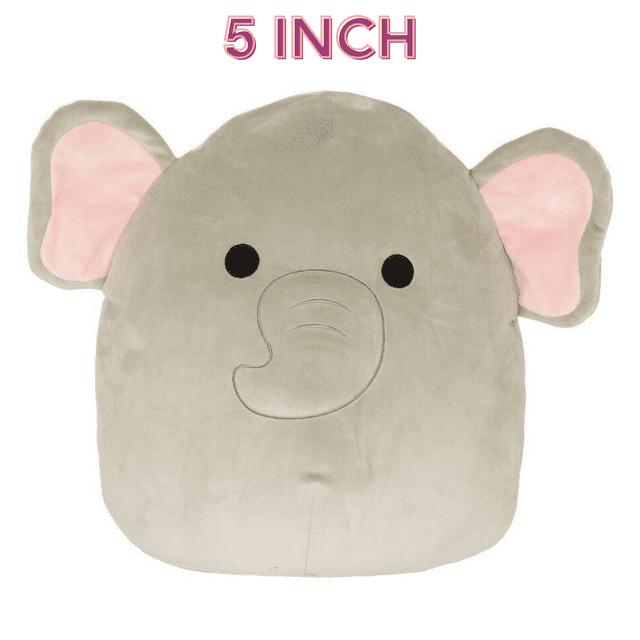 Squishmallows Mini 5 inch Mila the Elephant Plush Toy, Super Soft Plush ...