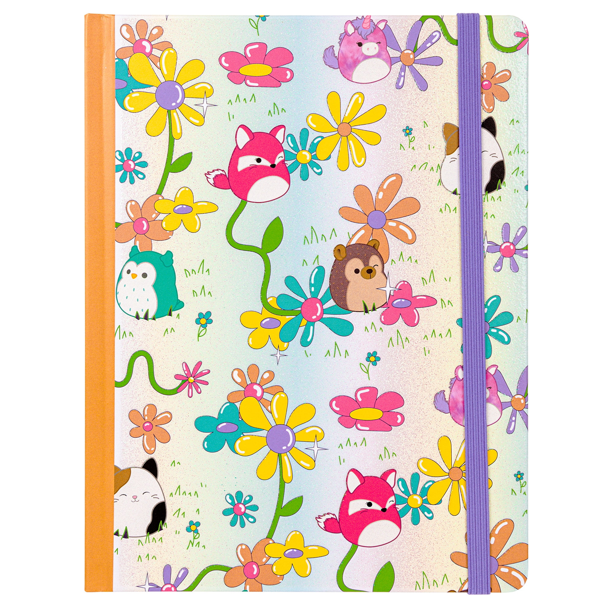 Squishmallows Multi Floral Bound Journal, 80 Sheets, Multi Color ...