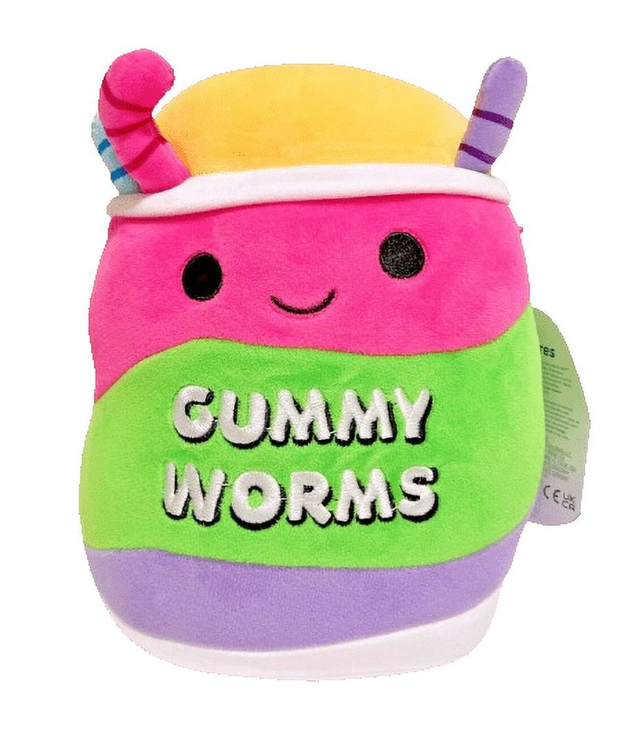 Squishmallows Neon Food Squad 8" Silver the Gummy Worms Candy Plush ...