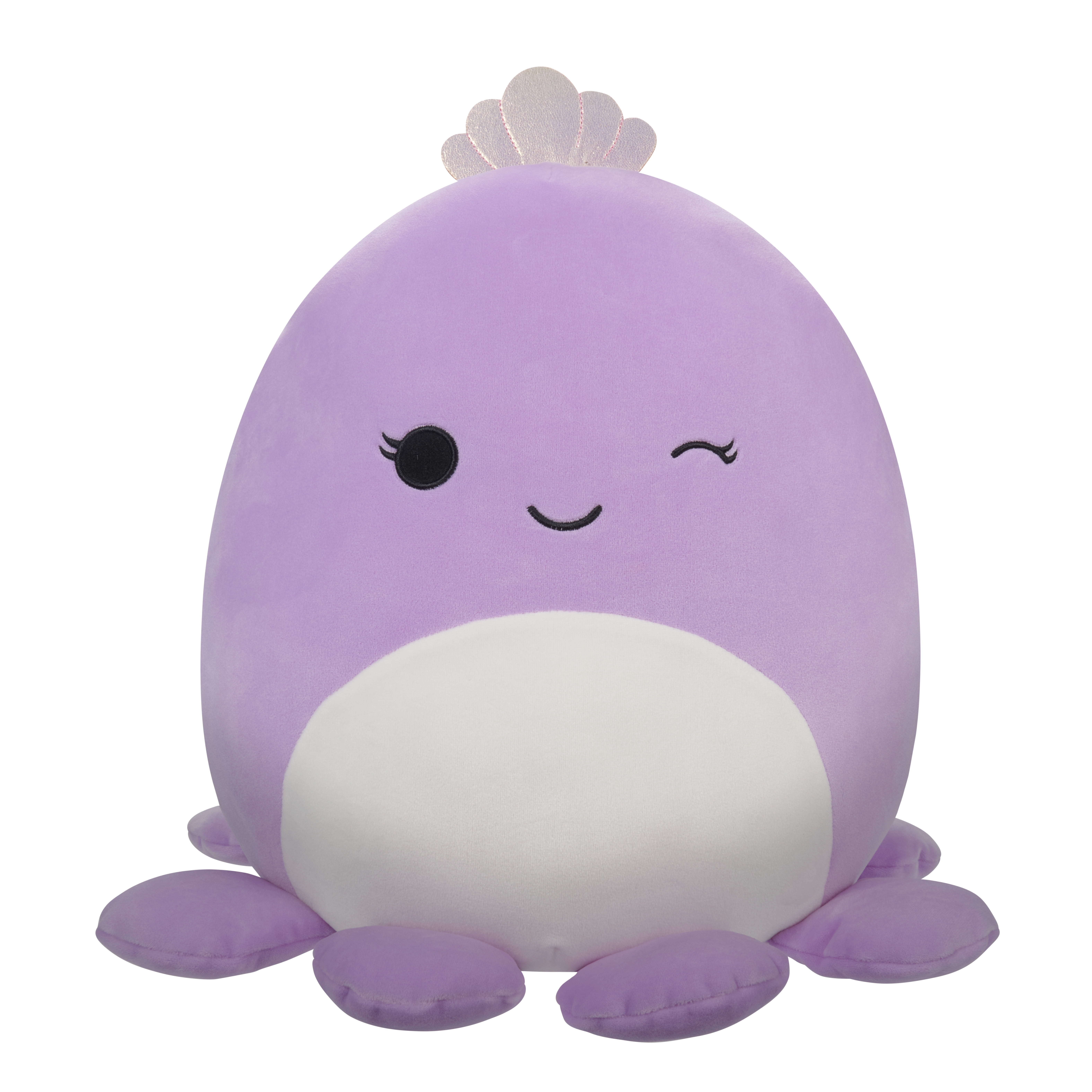 Squishmallows Official 14 inch Violet the Purple Winking Octopus With ...