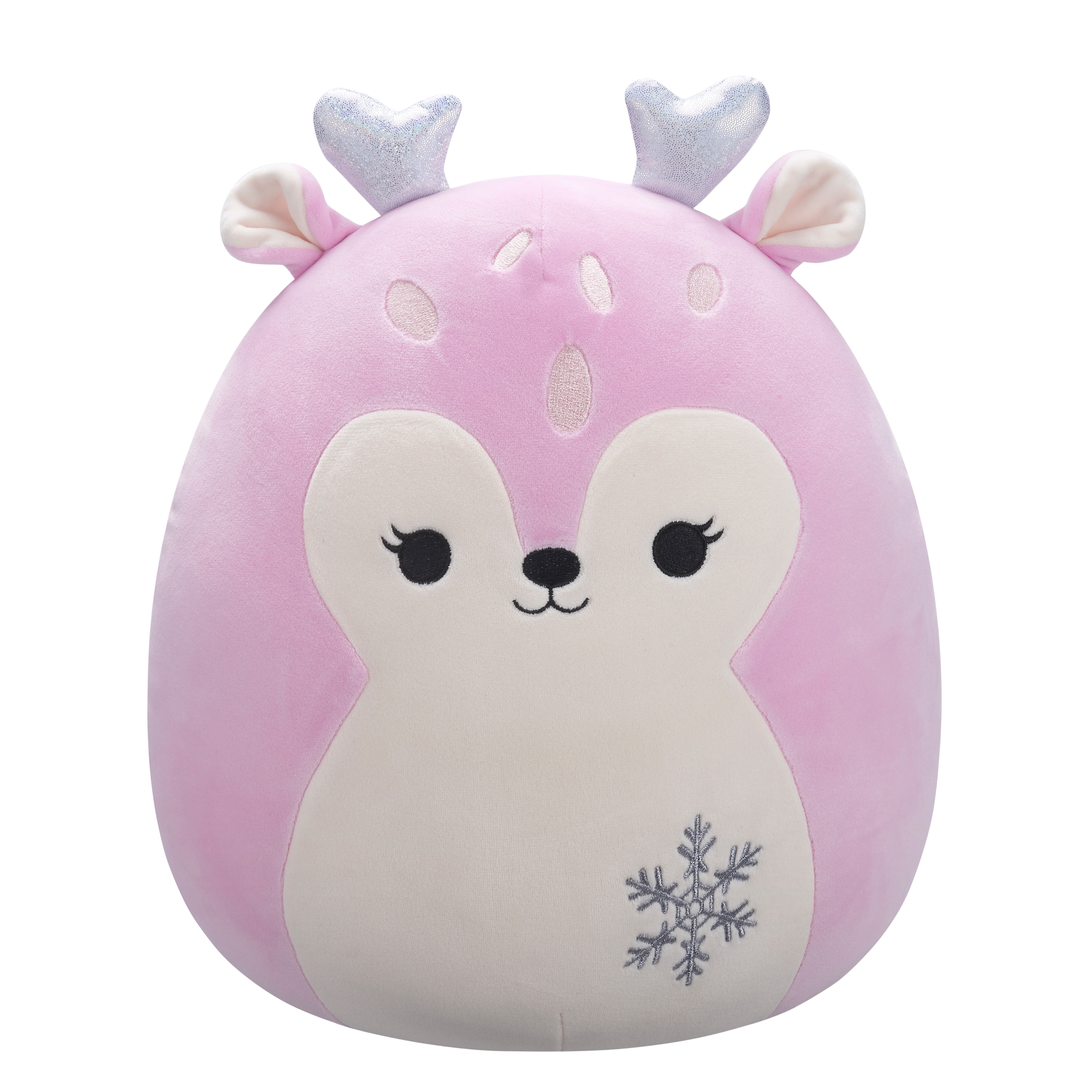 Squishmallows Official 5 inch Falala the Pink Fawn With Snowflake ...