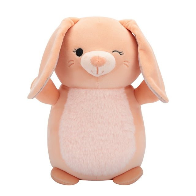 "Squishmallows 10"" Satine Peach Bunny Hugmee Plush - Ultra Soft ...