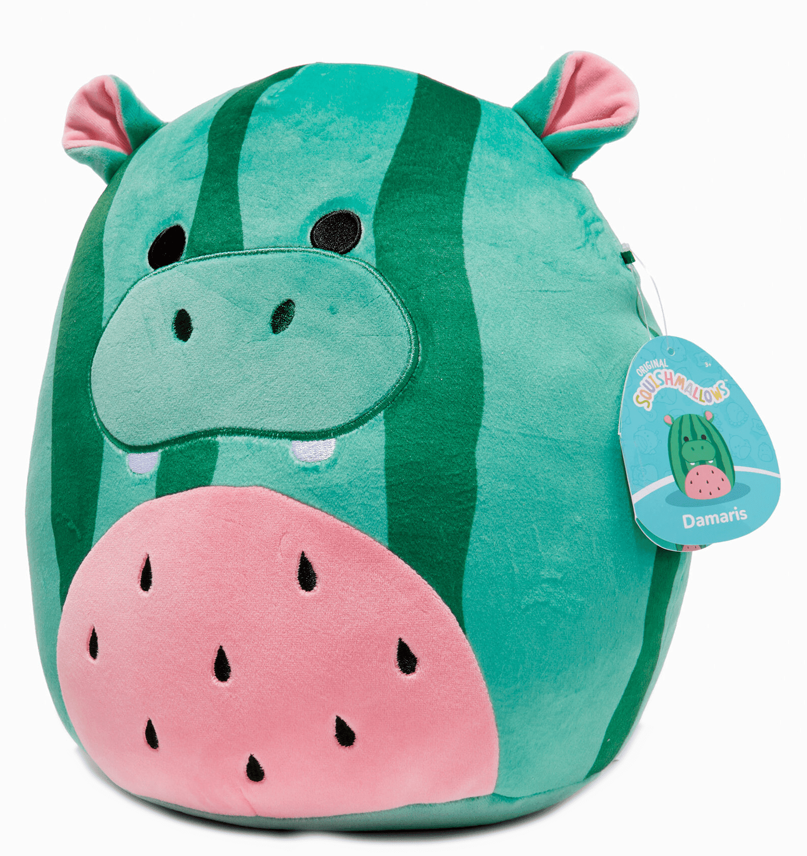Squishmallows Official Kellytoy 12 Inch Damaris the Watermelon Hippo ...