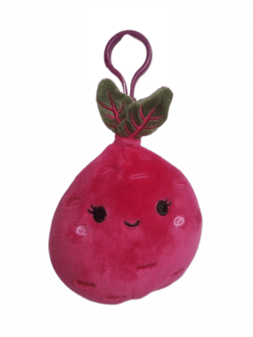 Squishmallows Official Kellytoy 3.5" Clip On Claudia the Purple Beet ...