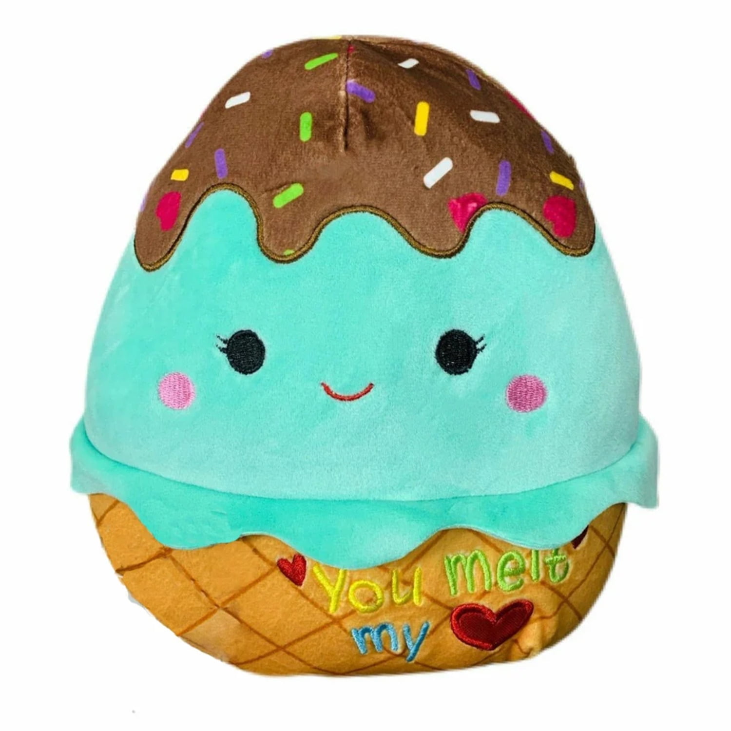 Squishmallows Official Kellytoy 8" Valentines Squad Maya the Mint Ice ...