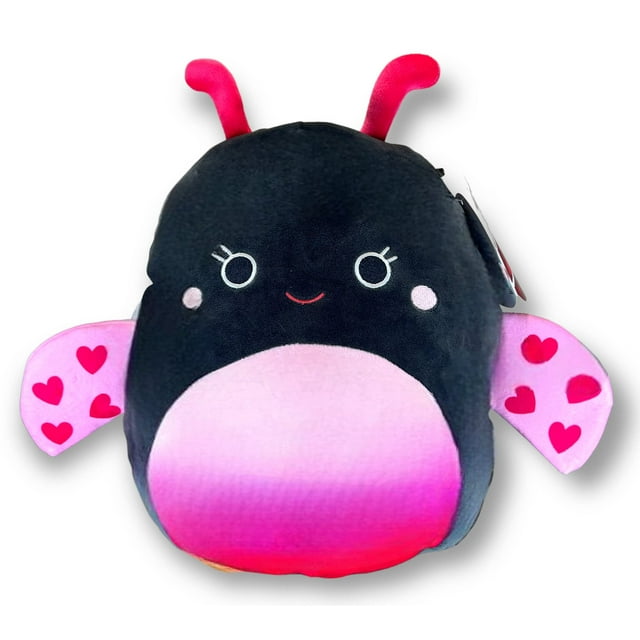 Squishmallows Official Kellytoy Ladee Ladybug Hot Pink, Red and Black ...