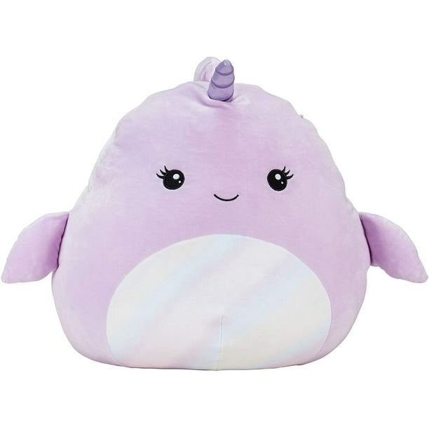 Squishmallows Official Kellytoy Plush 16" Naomi the Narwhal - Ultrasoft ...