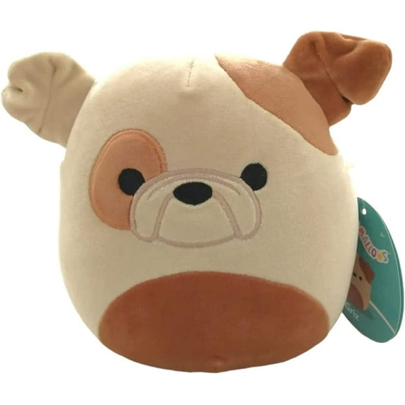 "Squishmallows Super Soft Plush Toy - 7"" Griz The Bulldog" - Walmart.com
