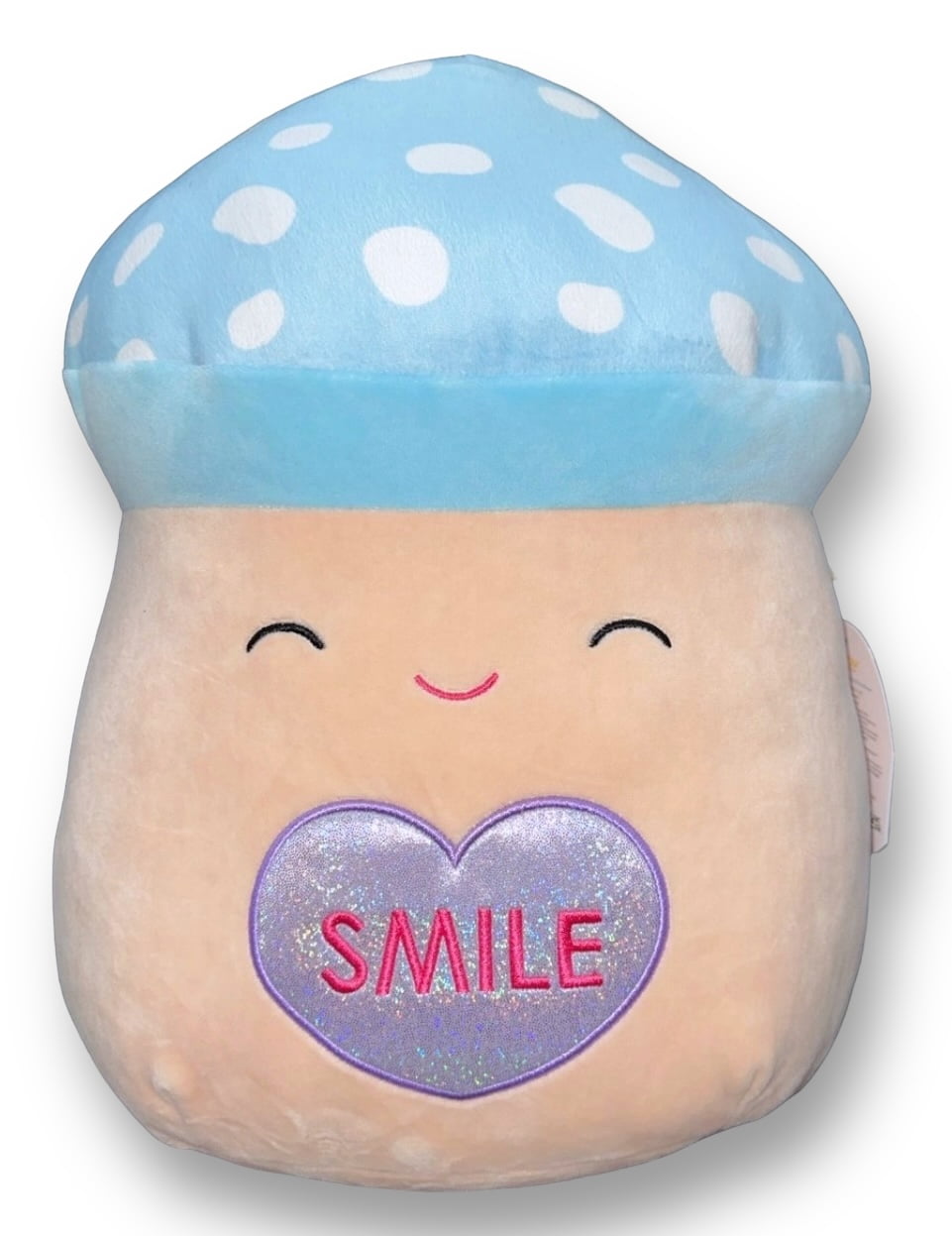 Squishmallows Official Kellytoy Valentines Plush Toy Animal (12 Inches, Chappy the Mushroom ...