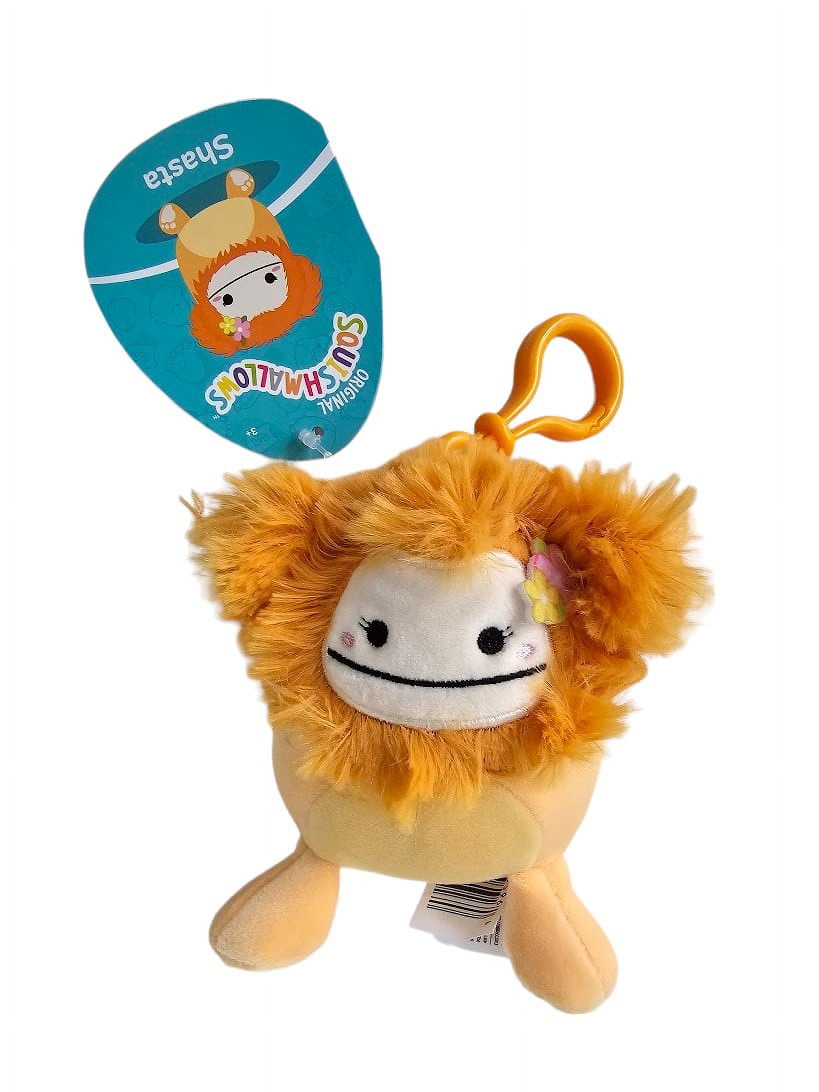 Squishmallows Official Kellytoys 3.5 Inch Shasta the Orange Bigfoot ...