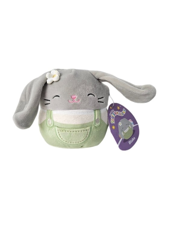 Squishmallows Official Kellytoys 5 Inch Blake the Gray Bunny in ...