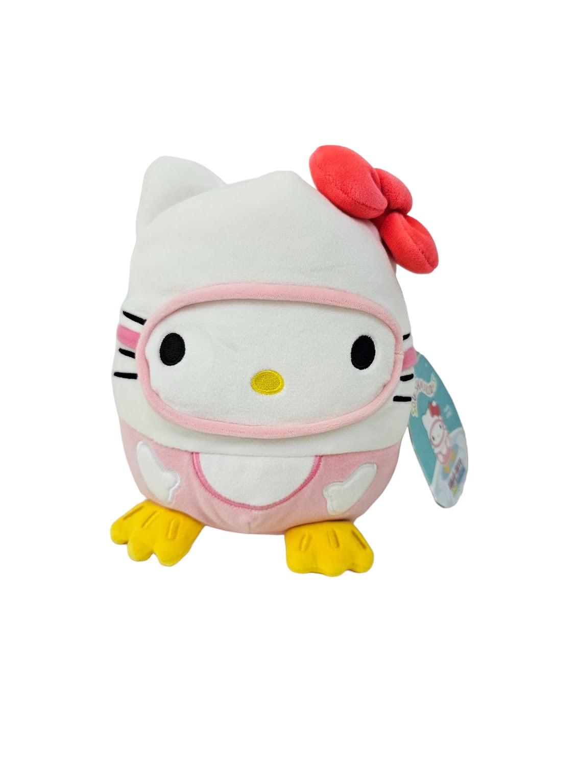 Squishmallows Official Kellytoys 7.5 Inch Hello Kitty In Scuba Gear ...