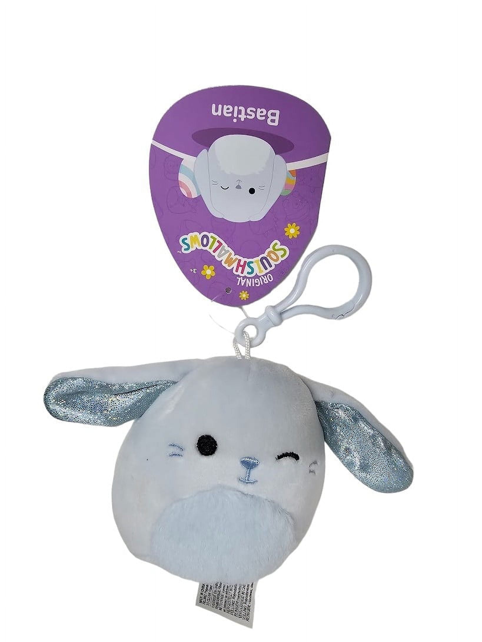 Squishmallows Official Kellytoys Plush 3.5 Inch Bastian the Blue Bunny ...