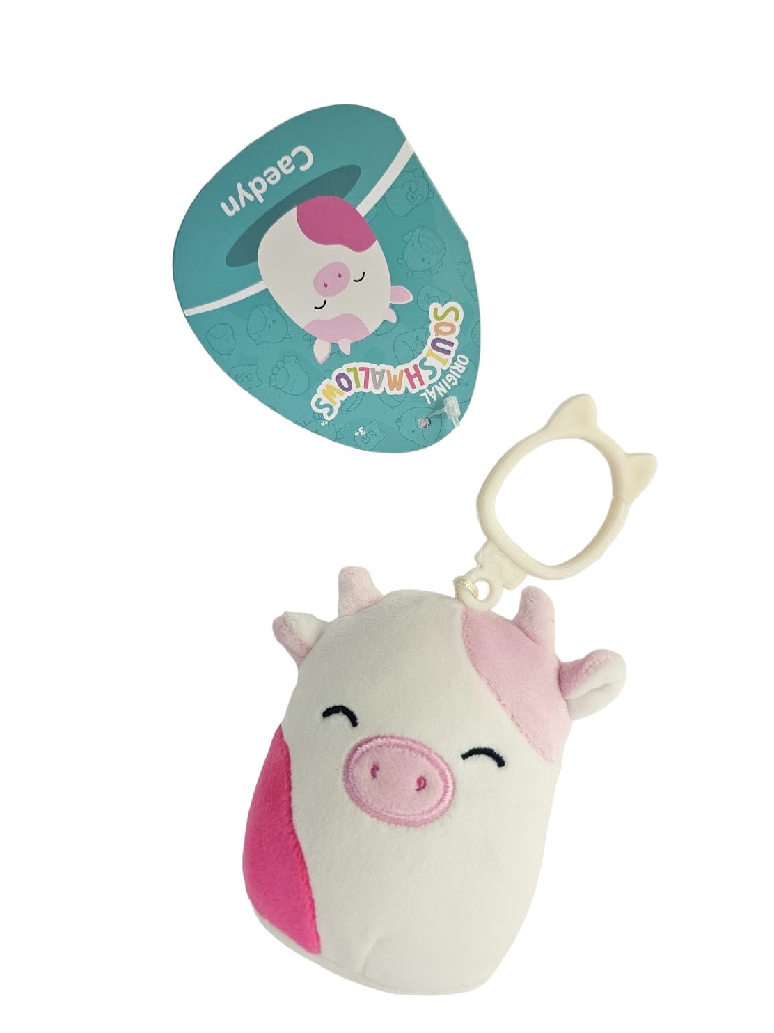 Squishmallows Official Kellytoys Plush 3.5 Inch Caedyn the Pink and ...