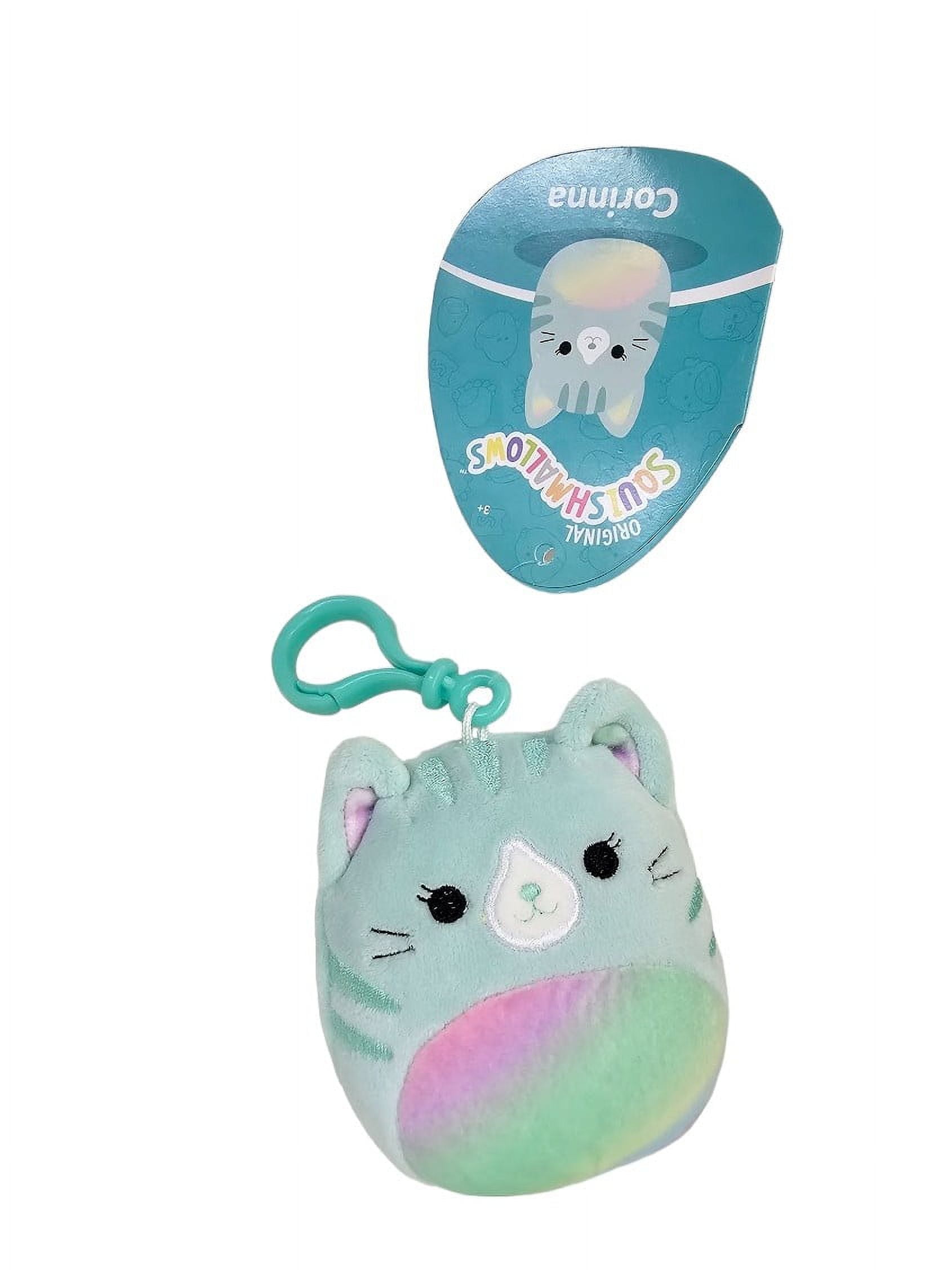 Squishmallows Official Kellytoys Plush 3.5 Inch Corinna the Teal Cat ...