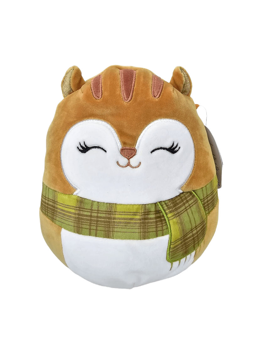 Squishmallows Official Kellytoys Plush 7.5 Inch Erin the Squirrel Plaid ...