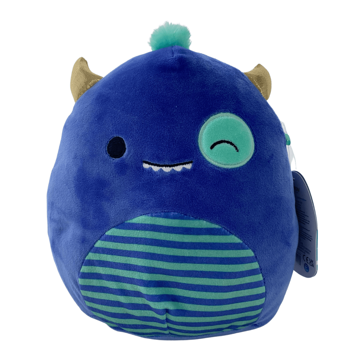 Kellytoys Squishmallows 7.5 Inch Plush - Rinz The Blue Monster, Super ...