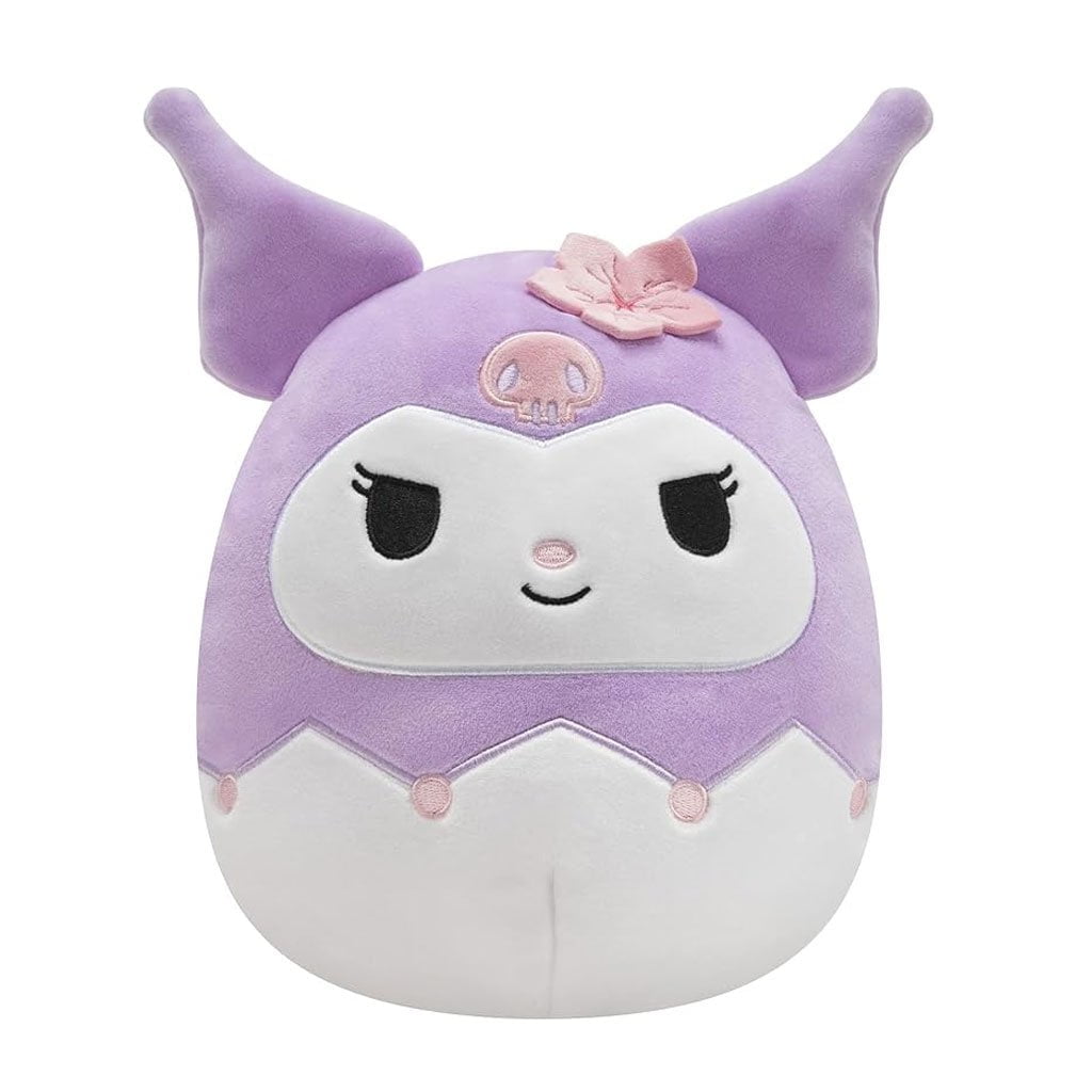 Squishmallows Official Kellytoys Plush 8 Inch Kuromi Purple With Flower ...