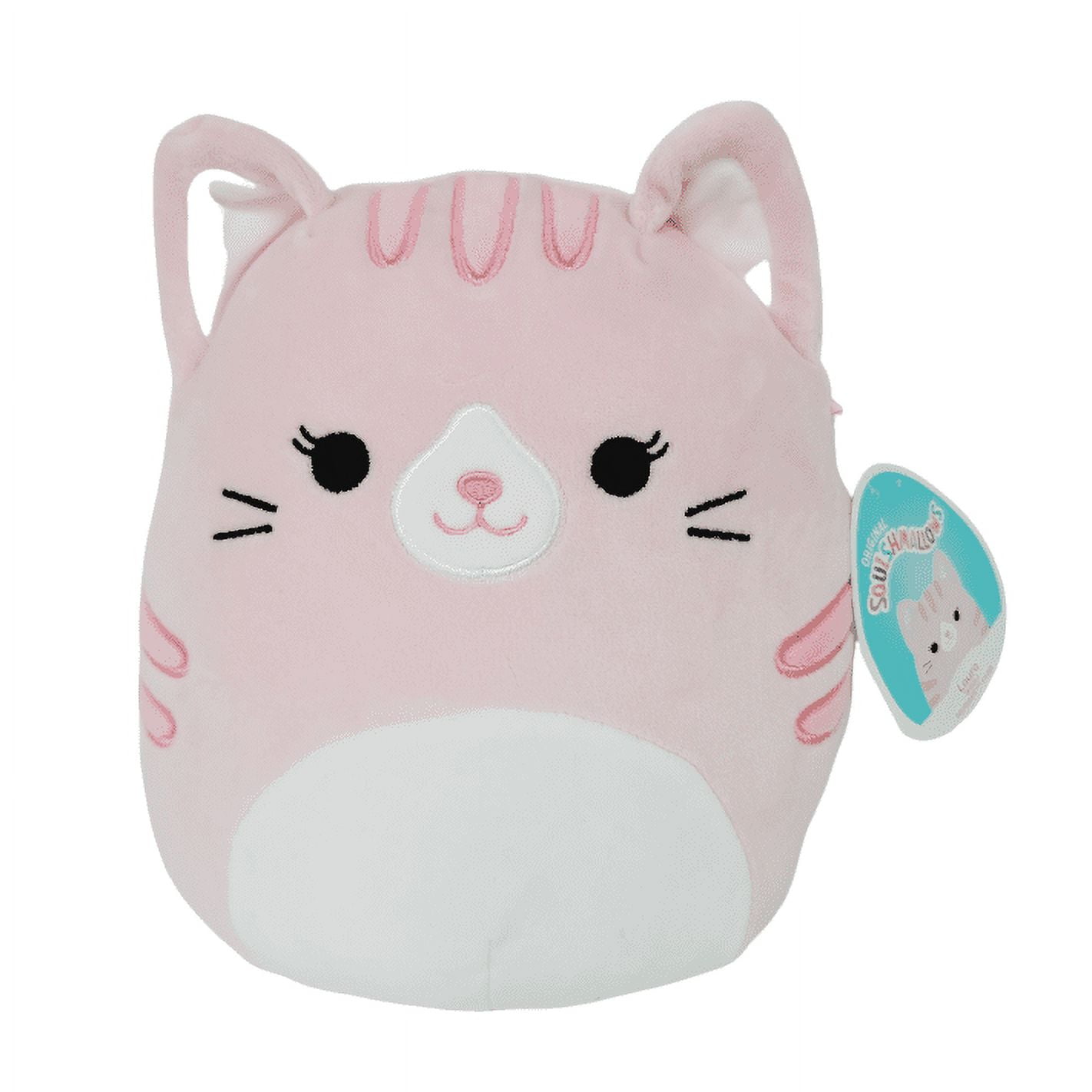 Squishmallows 8 Inch Laura the Pink Cat Plush Toy by Kellytoys, Super ...