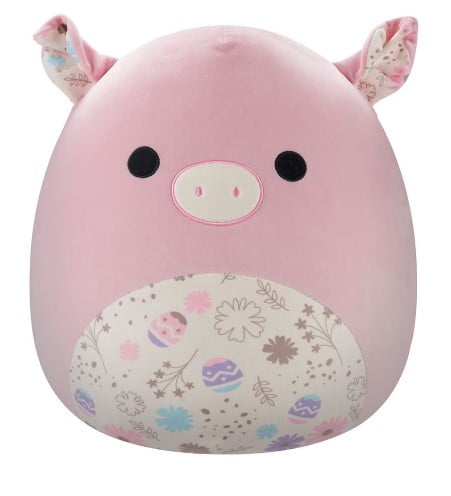 Squishmallows Official Peter the Pig with Floral Print Belly, 14 Inch ...