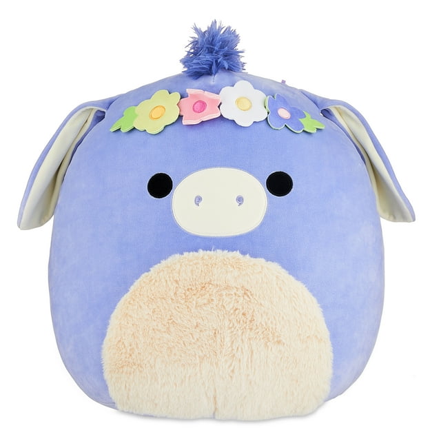 Squishmallows Official Plush 16 inch Periwinkle Donkey Childs Ultra ...