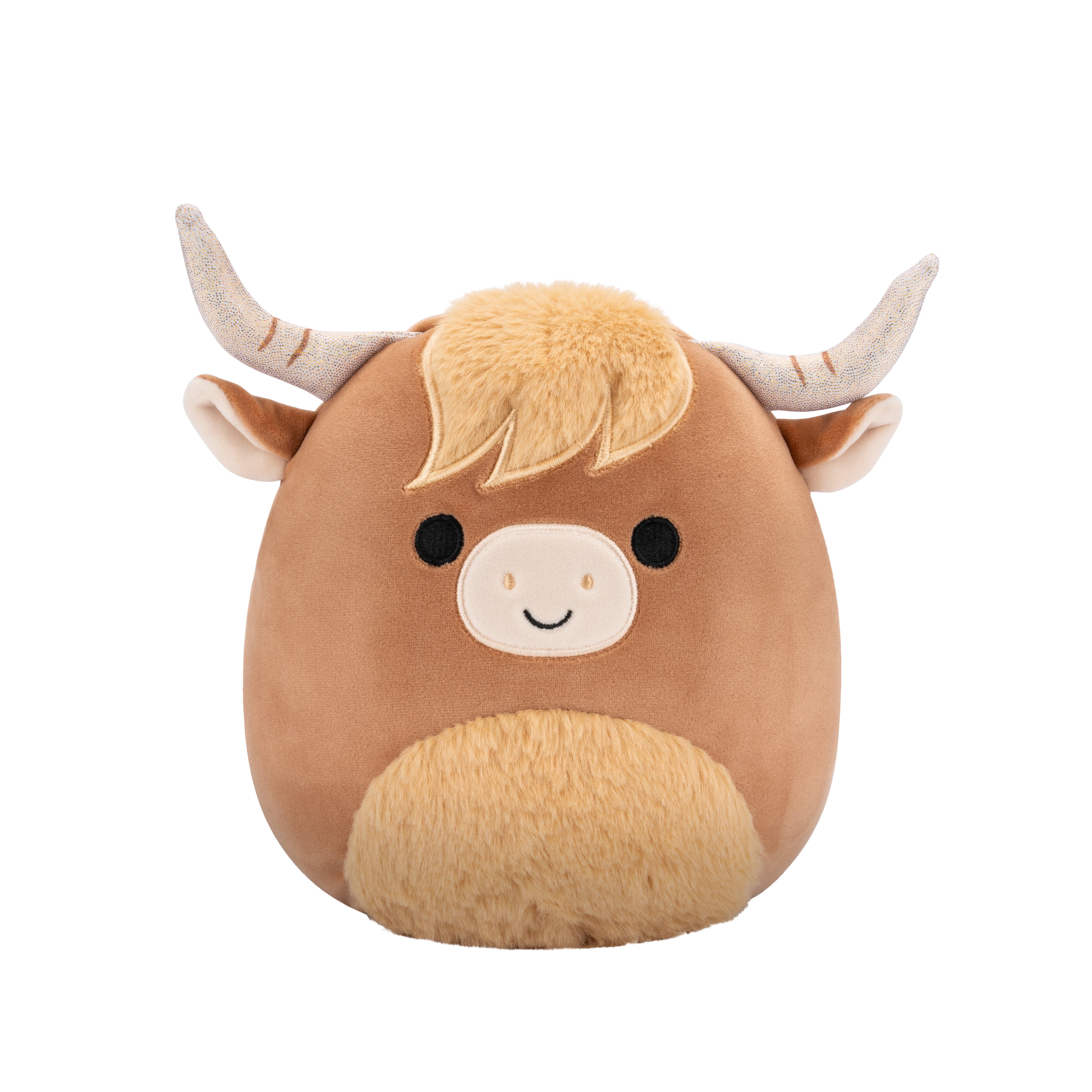 Squishmallows 7.5 inch Plush Toy - Wilfred the Brown Highland Cow ...
