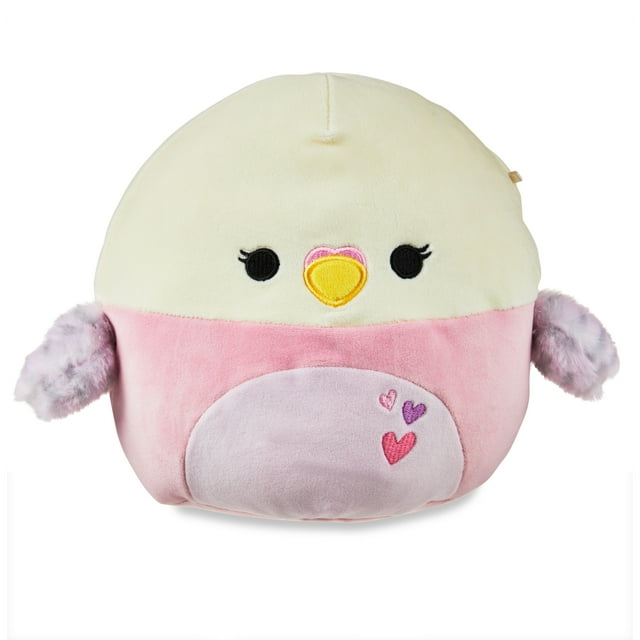 Squishmallows Official Plush 8 inch Pink and White Parakeet - Child's ...