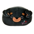 Squishmallows Official 12 inch Stackable Plush Black Rotweiler Doggie ...