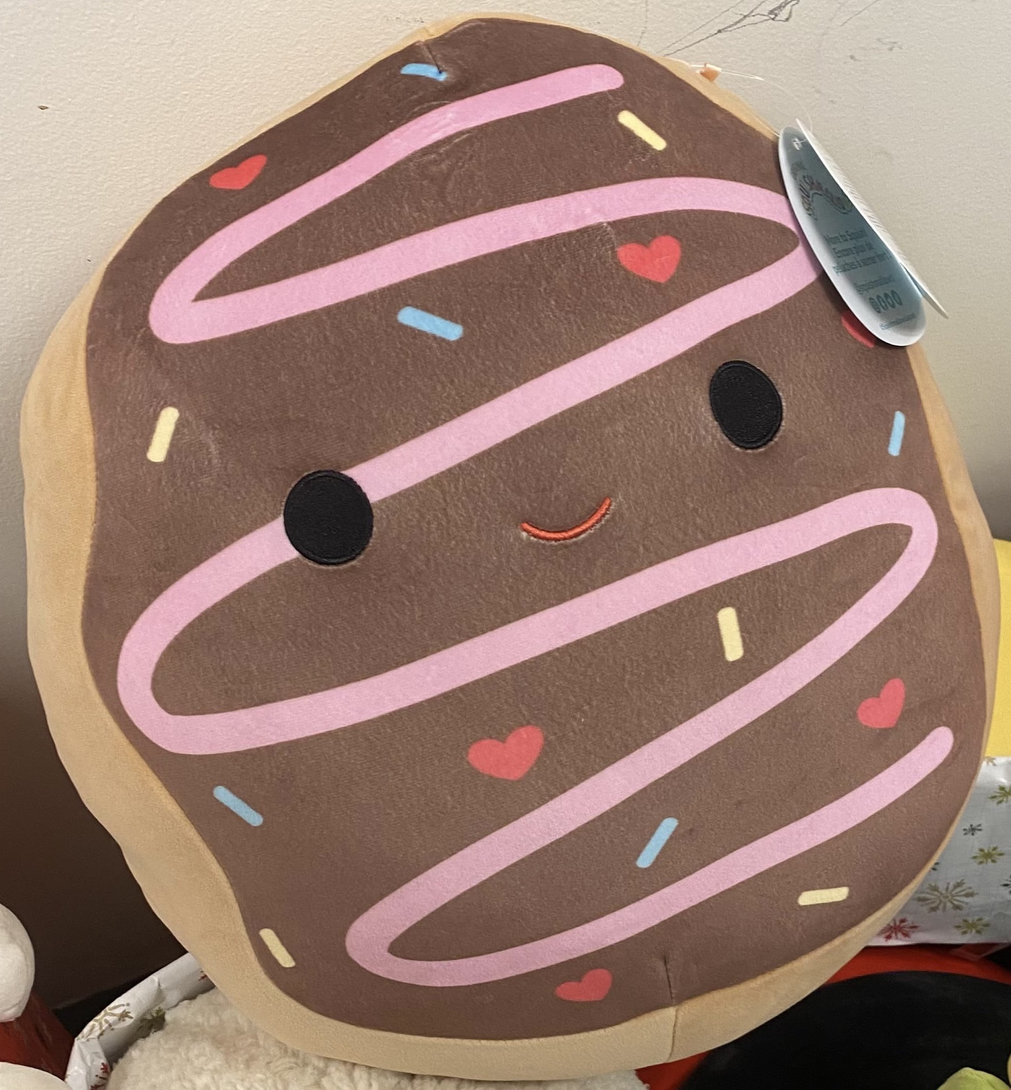 Squishmallows Oficial Kellytoy Plush (14 Inch, Deja the Donut ...