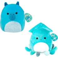Squishmallows 10" Pufferfish, Squid & Koi Fish 3-Pack Sealife Squad ...