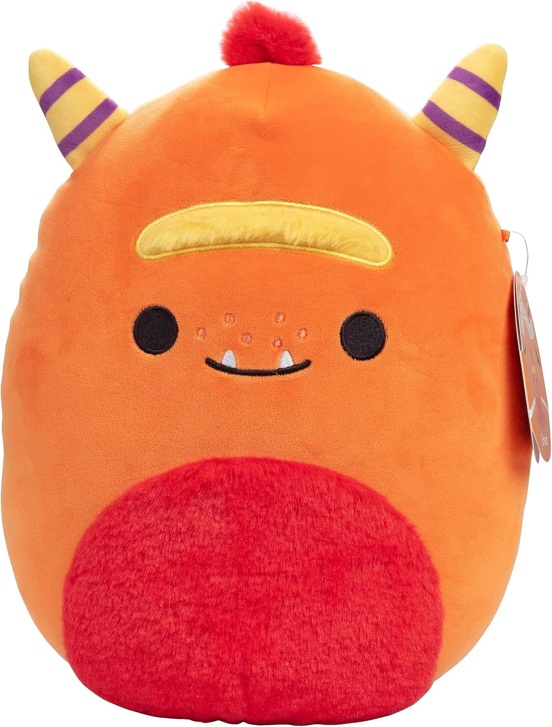 "10"" Squishmallows Orange Monster 'Ernest' - Soft Plush Toy for Kids ...