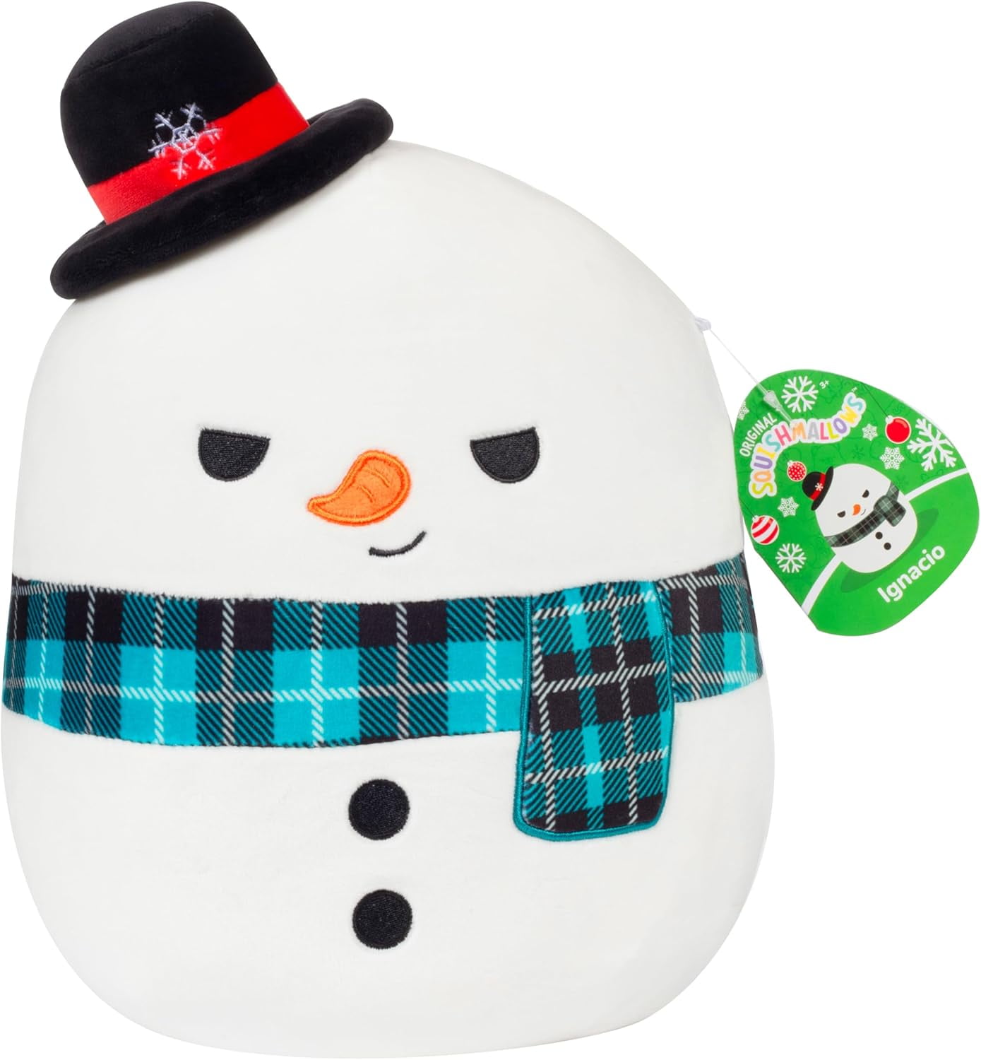 Squishmallows Original 10-Inch Ignacio The Snowman - Official Jazwares ...