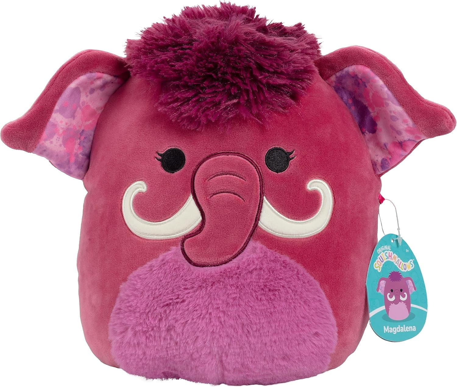 "Furry, Fuzzy, Fluffy 10"" Squishmallows Magdalena Magenta Woolly ...