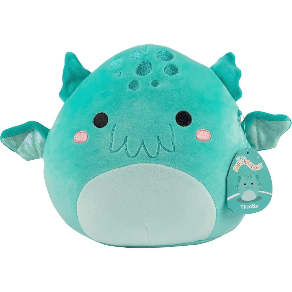 "Kellytoy Squishmallows 10"" Theotto Blue Cthulu - Soft, Squishy ...