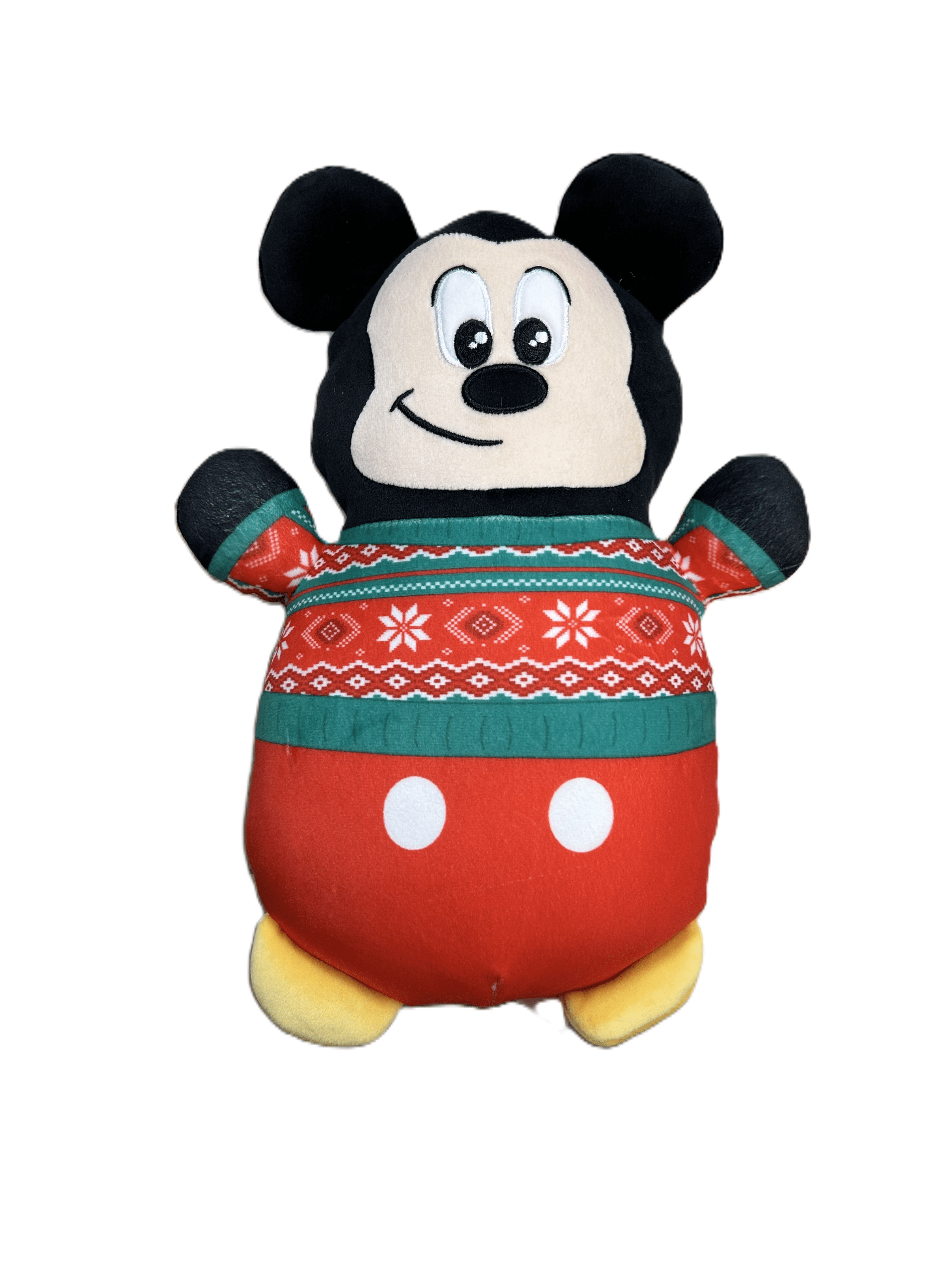 Squishmallows Original 10 inch Mickey Mouse HugMees with Christmas ...