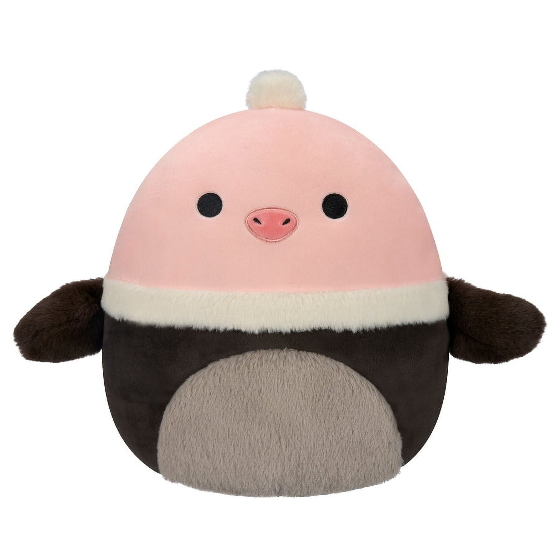 Squishmallows Original 12-Inch Agnes Rose Charcoal Ostrich - Official ...