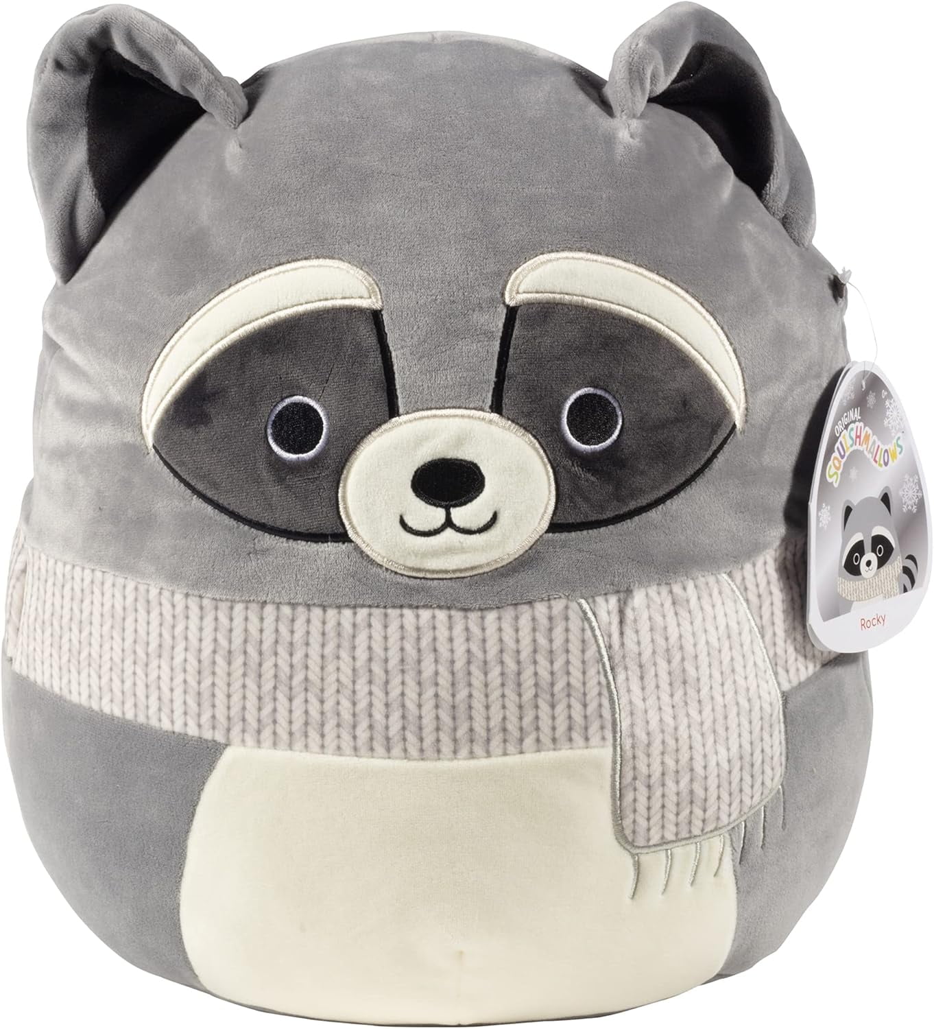 Squishmallows 12-Inch Rocky The Raccoon Plush Soft Squishy Collectible ...