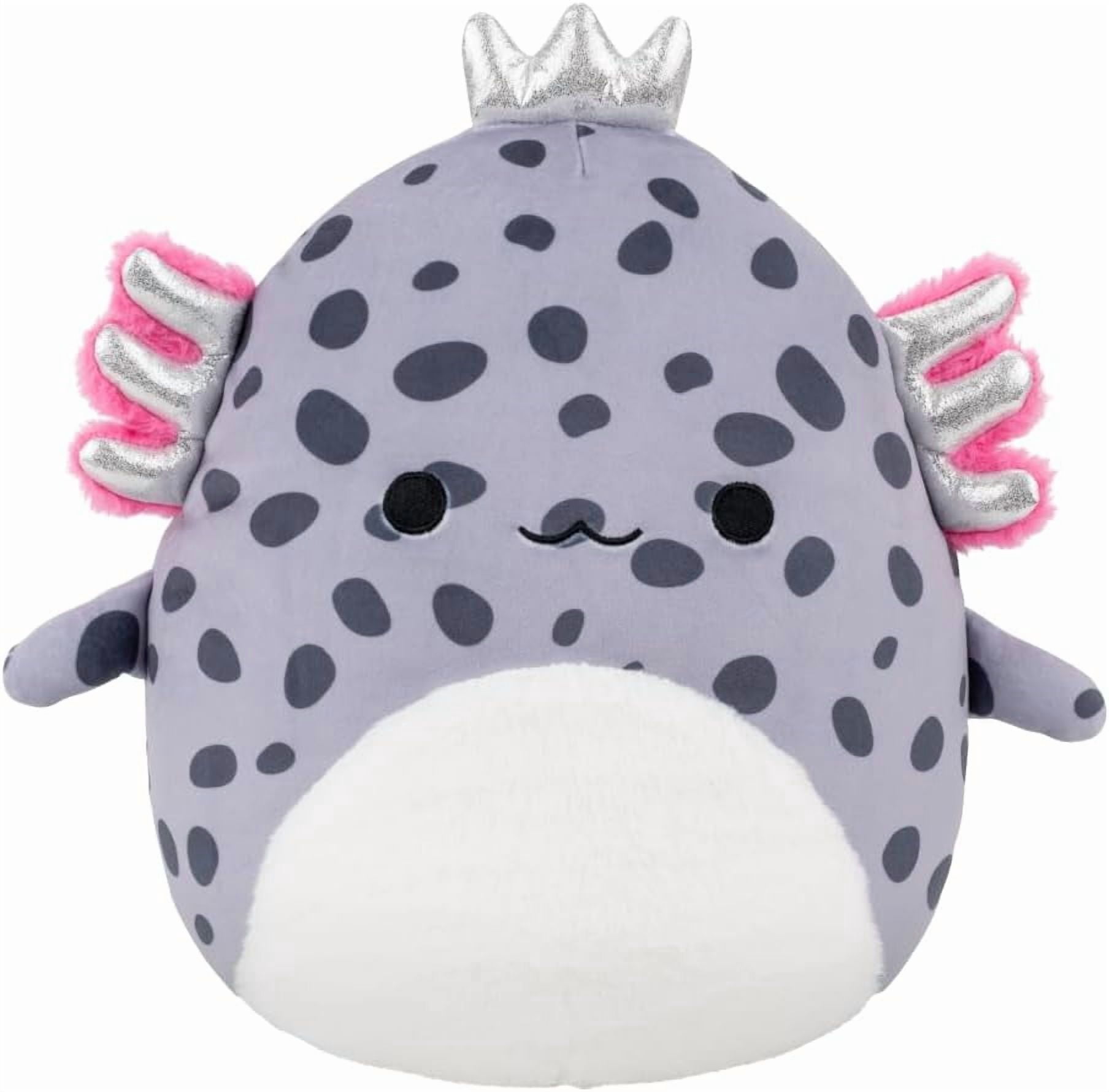 Squishmallows Original 12in Avana The Spotted Axolotl with Silver Crown ...