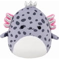Squishmallows Original 12in Avana The Spotted Axolotl with Silver Crown ...