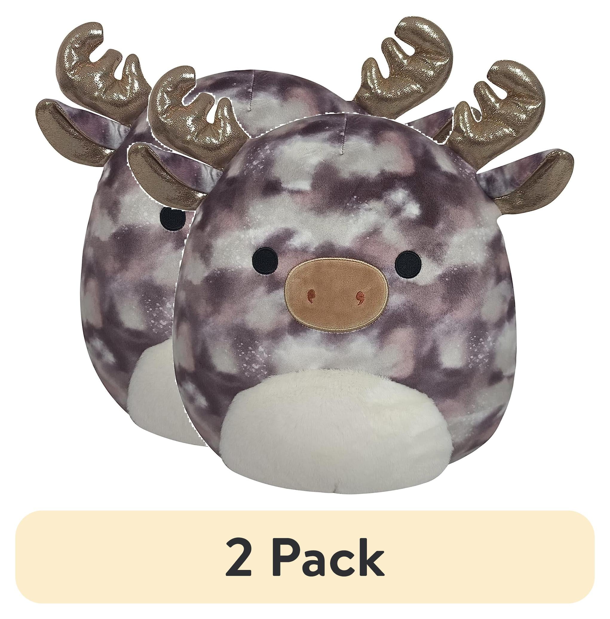 (2 pack) Squishmallows Original 14 inch Greggor the Moose with Fuzzy ...