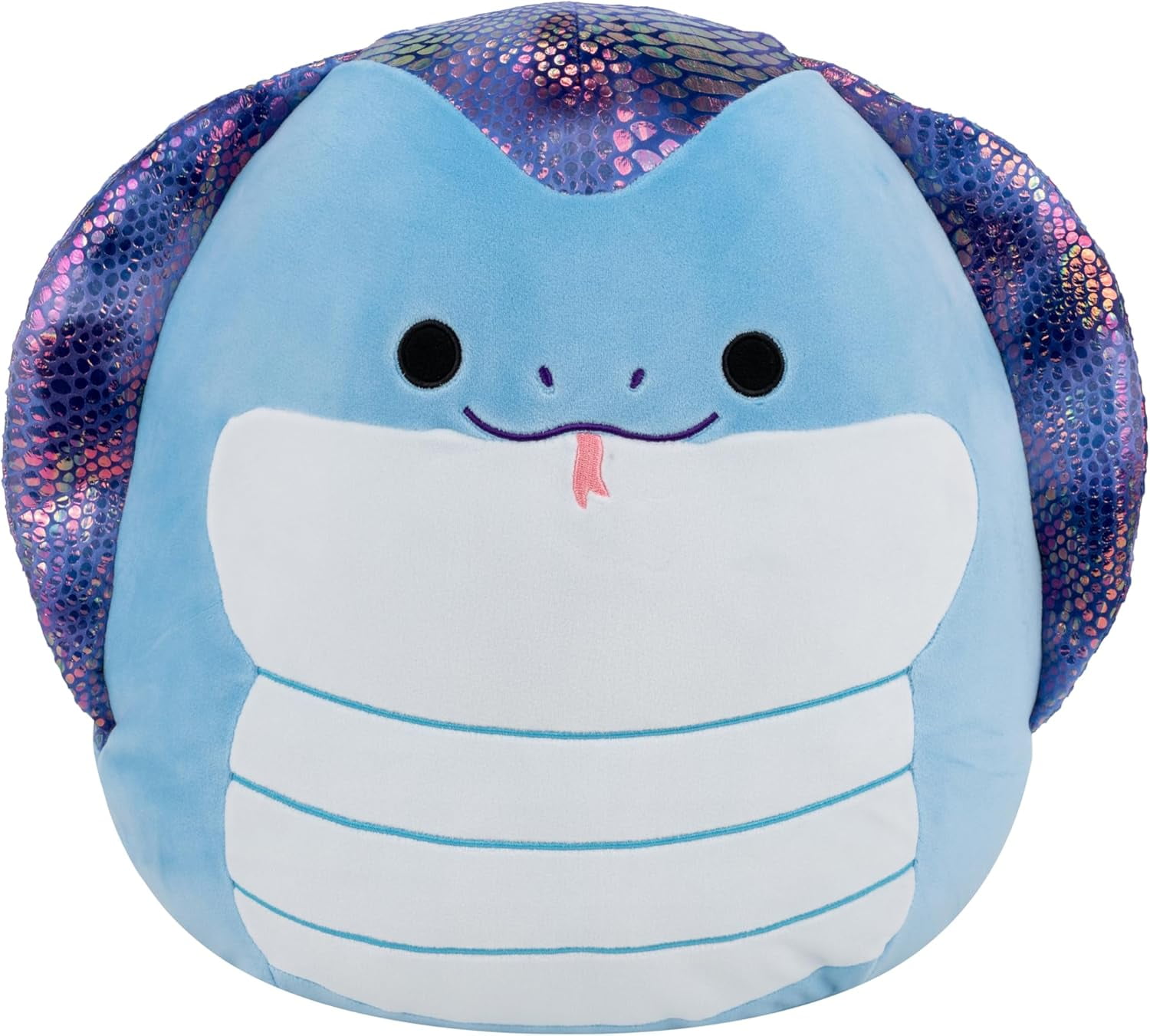 Squishmallows Original 14in Suzmac The Blue Cobra with Iridescent Scale ...